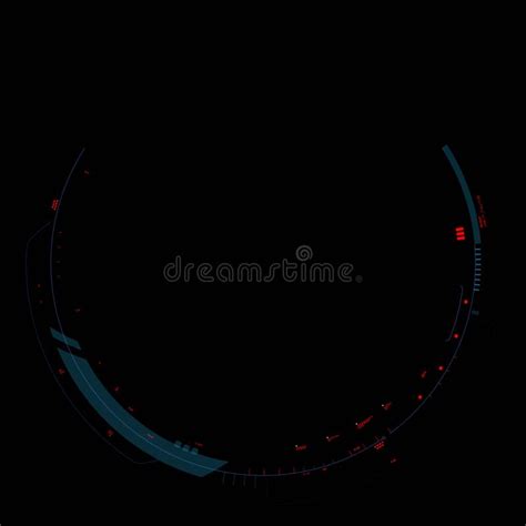 Futuristic Hud Circle Count Display Stock Illustration Illustration