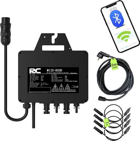 Rc Micro Inverter 800w 26 60v Dc Input Solar Inverter Mppt Microgrid