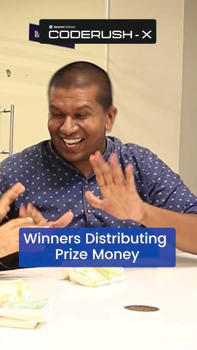 Coderush X Winners Distributing Prize Money Youtubeshorts Shorts