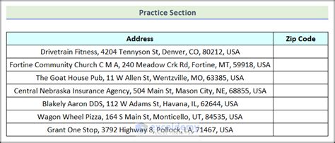 How To Find A ZIP Code From An Address In Excel Easy Ways