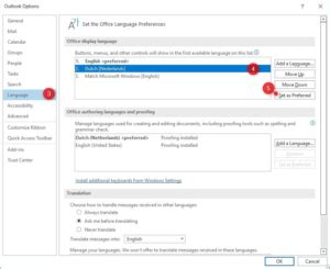 Jak zmienić język programu Outlook Tiempo de Frikis
