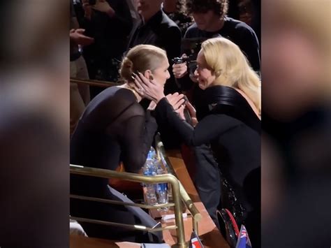 Adele Bursts Into Tears As She Hugs Celine Dion At Las Vegas Show