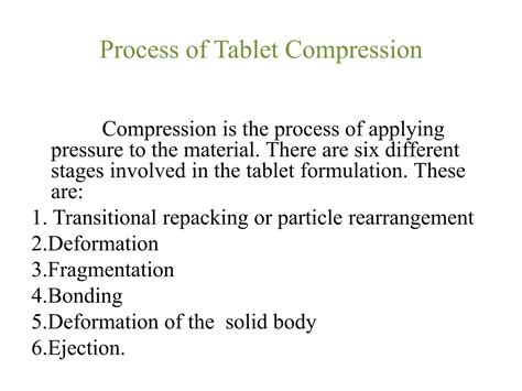 Compression And Compaction Introduction Principle Pptx Physics Science