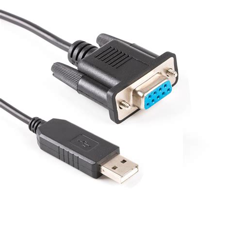 Cross Wired Usb Serial Cable Ftdi Ft232r Usb Rs232 To Db9 Female Adapter Null Modem Cable Pc