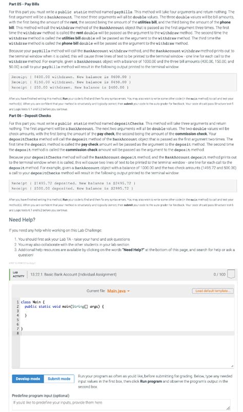 Solved Problem Description And Given Info You Must Write Chegg