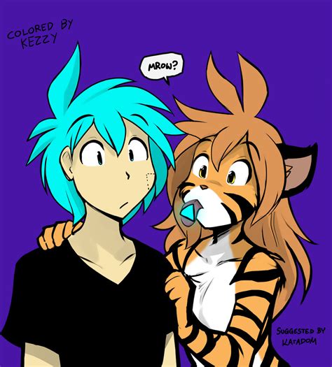 Twokinds Colored Trace And Flora Triangle By Twokindsart On Deviantart