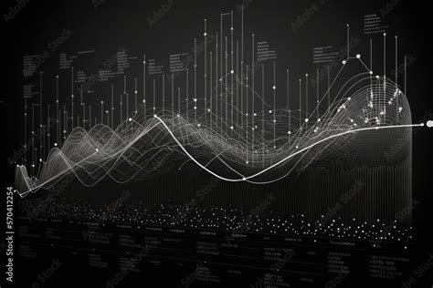 Data Visualization Of Timeseries Line Graph Generative Ai Stock Illustration Adobe Stock