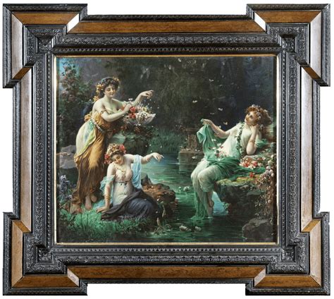 Купить Девушки в образе нимф неизвестный художник Западная Европа в