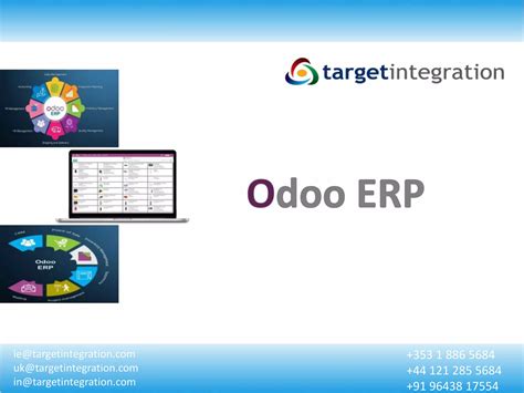 Odoo ERP Target Integration CRM ERP Solution PPT
