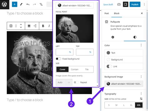 pullquote block overview and how to use it