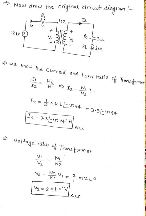 Solved For The Following Circuit Find All Currents And Voltages I1