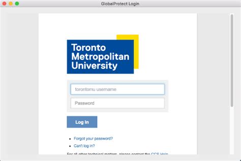 tmu vpn globalprotect installation for mac computing and communications services toronto