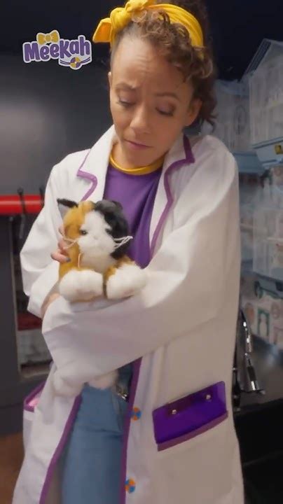 Checking The Cats Hearbeat Meekah The Vet Shorts Cats Youtube
