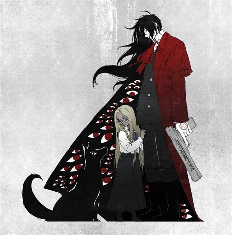 Alucard And Integra Hellsing Hellsing Drawn By Fishzeppelin Danbooru