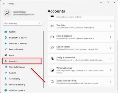 How To Manage User Account Settings In Windows 11
