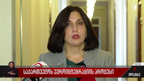 საქართველოს ევროინტეგრაციის პროცესი Youtube