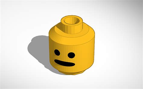 3d Design Lego Head Tinkercad