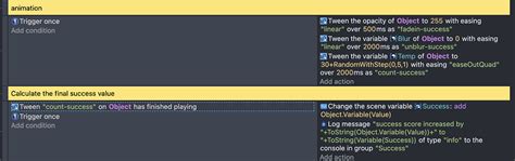 SOLVED How Do I Get Tween Has Finished Playing To Work How Do I GDevelop Forum