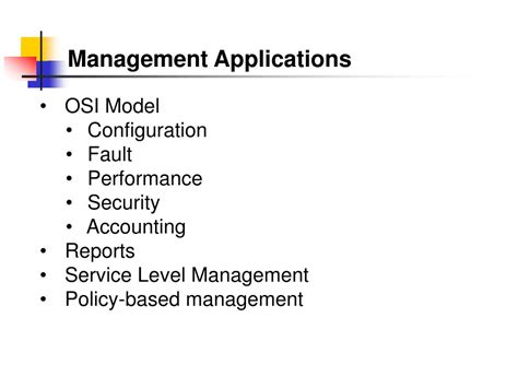 Ppt Chapter 13 Network Management Applications Powerpoint Presentation Id3366140