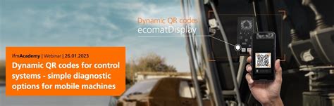 Webinar On Demand Dynamic Qr Codes For Control Systems Ifm
