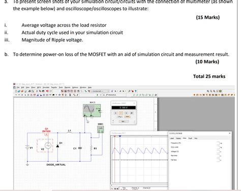 Solved T0 Present Screen Shots Of Your Simulation Circuit Circuits With The Connection Of