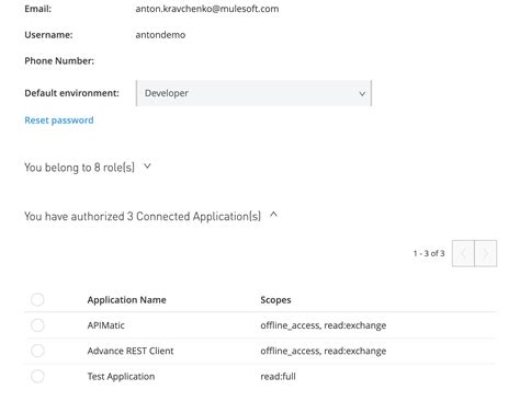 Connected Apps For End Users Mulesoft Documentation