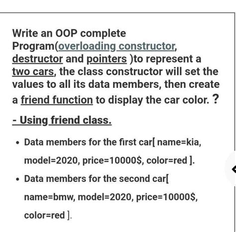 Solved Write An Oop Complete Programoverloading