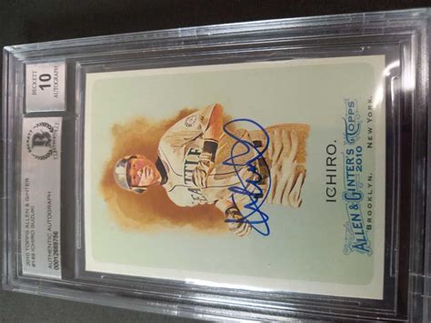 Yahooオークション イチロー 直筆サイン カード Ichiro Suzuki Sign