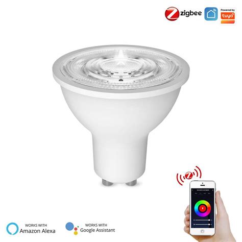 Zigbee Tuya Smart Gu10 Light Bulb Spotlight Rgb Cc Vicedeal