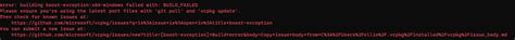 Error Boost Issue Microsoft Vcpkg GitHub