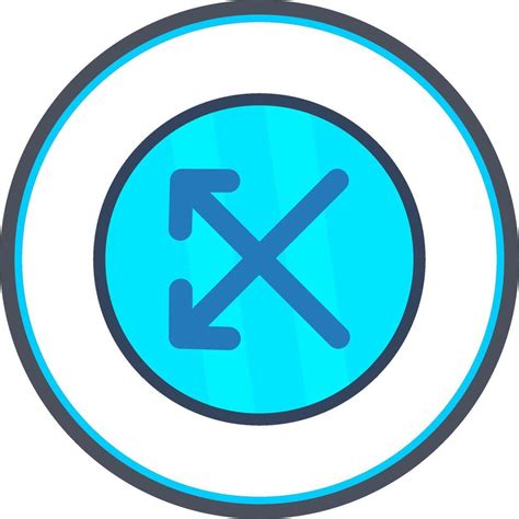 Intersect Flat Circle Icon 43646659 Vector Art At Vecteezy