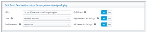 Rest Apipush Settings Page