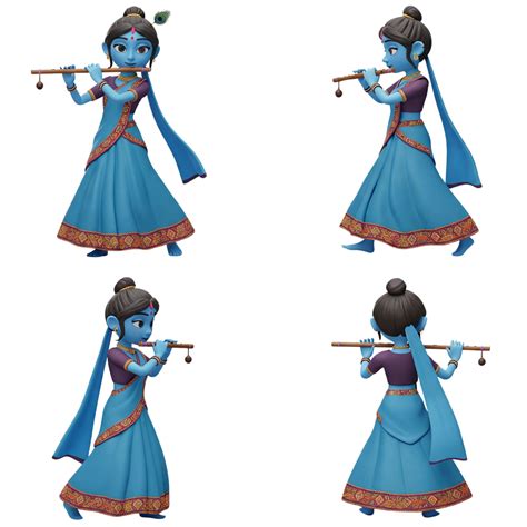 Download Ai Generated Krishna Radha Royalty Free Vector Graphic Pixabay