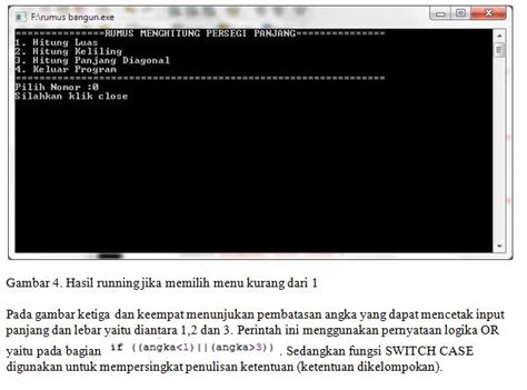 Getting Better Coding Bahasa C Rumus Persegi Panjang
