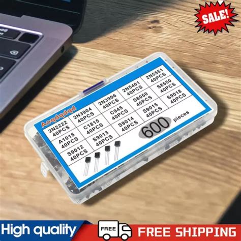 600pcs Transistor Kit Npn Pnp Transistor Kit Assortment Box 2n2222 2n3904 2n5401 £7 79 Picclick Uk