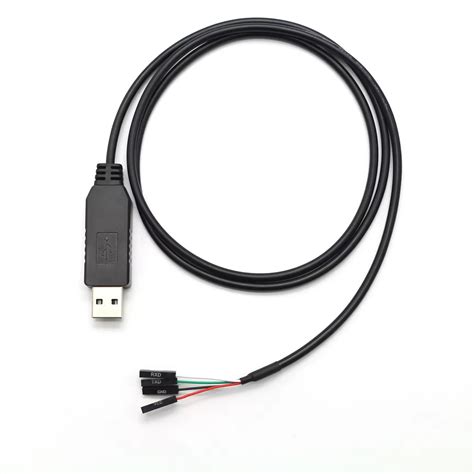 USB To TTL Serial 3 3V Adapter Cable TX RX Signal 4 Pin 0 1 Inch Pitch Female Socket PL2303