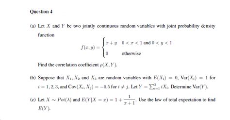 solved question 4 a let x and y be two jointly continuous