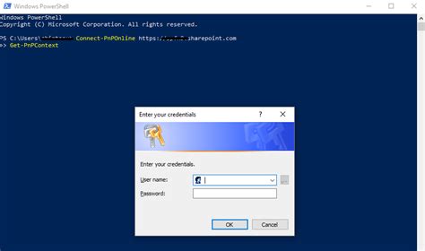 Power Shell Enter Credentials TechBytes