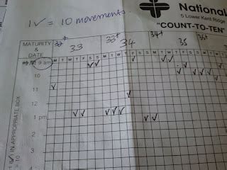 Adelene The COUNT TO TEN Fetal Movement Chart