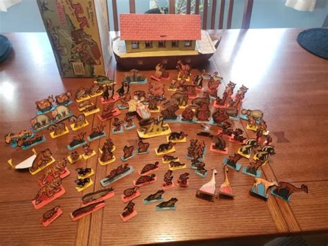 S Rare Walt Disney Realistic Noah S Ark Original Box Picclick Uk