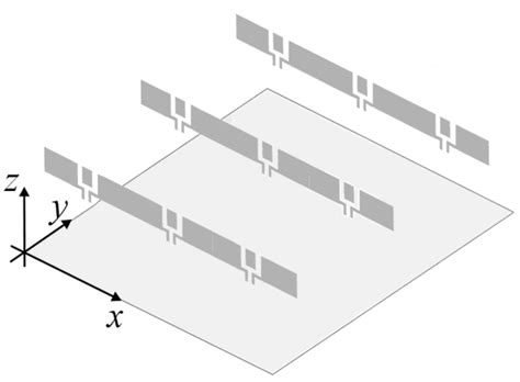 Array Geometry Distance From The Backing Reflector Is 0 28λ0 While Download Scientific