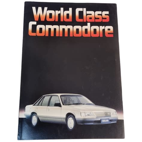New Original Holden Vk World Class Commodore Sales Brochure 6 Page