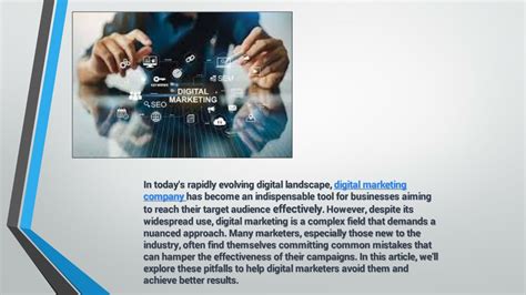 Ppt Common Mistakes Made By Digital Marketers In Digital Marketing