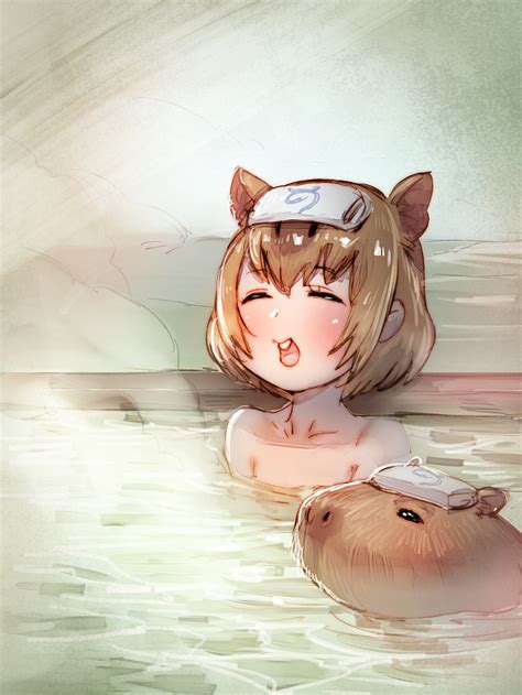 Capybara Kemono Friends Drawn By Bow Bhp Danbooru