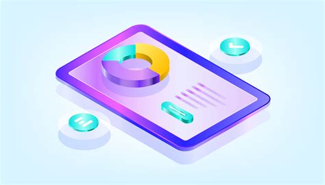 Data Analytics Dashboard And Business Finance Report Landing Page 3d
