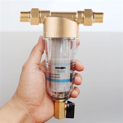 前置过滤器家用大流量自来水过滤器热水器进水净水器反冲洗全屋 虎窝淘