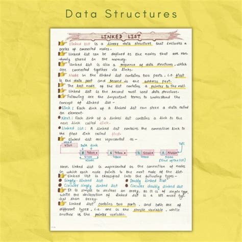 Data Structures Notes Download Dsa Handwritten Notes Pdf