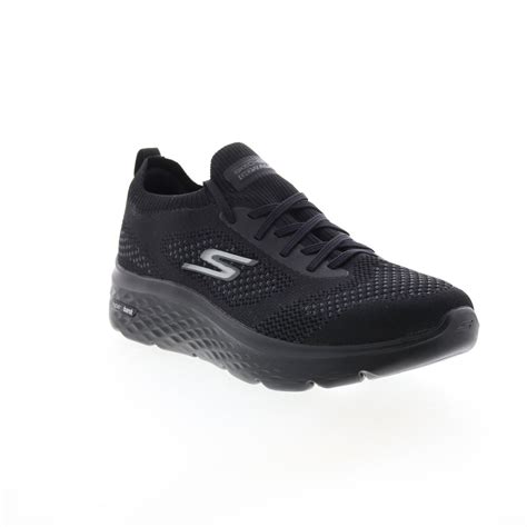 Skechers Go Walk Hyper Burst 216083 Mens Black Lifestyle Sneakers Shoe