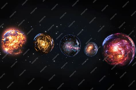 Brief Rapid Expansion In Universe Premium Ai Generated Image