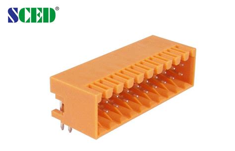 Pluggable Terminal Block Pitch 3 50mm Header Male Sockets 150V 8A 2 2P 24 2P Plug In Terminal